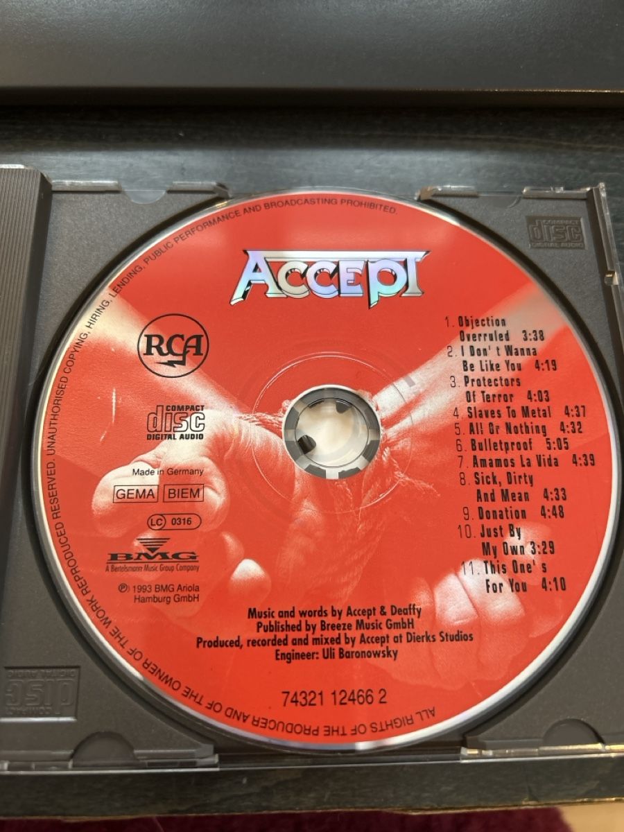 Accept - Objection Overruled - CD - Heavy Metal Klassiker (Gebraucht ...