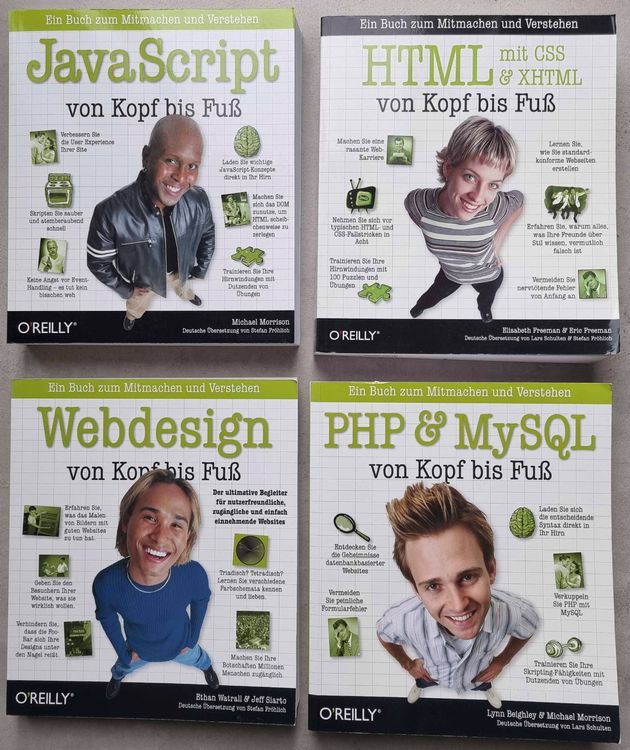 Handbücher für die Webentwickl. JavaScript, PHP, MySQL, HTML (Gebraucht) in Hombrechtikon für ...