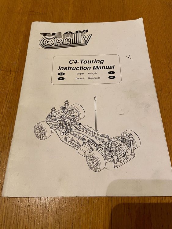 CORALLY 1/10 - châssis C4 Touring - vintage | Kaufen auf Ricardo