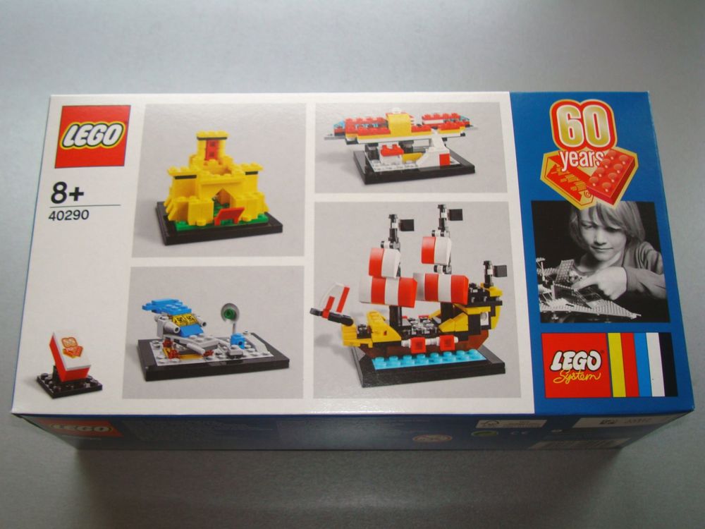Lego #40290 - 60-Years of the Lego Brick - Sammler-Set 2018 (Neu und ...