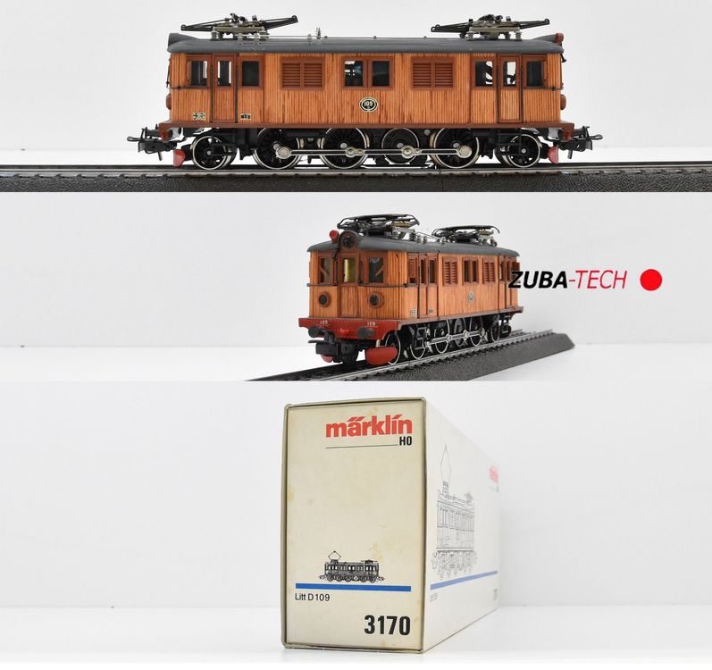 Märklin 3170 E-Lok Litt D 109 SJ H0 WS Analog mit OVP | Kaufen auf Ricardo