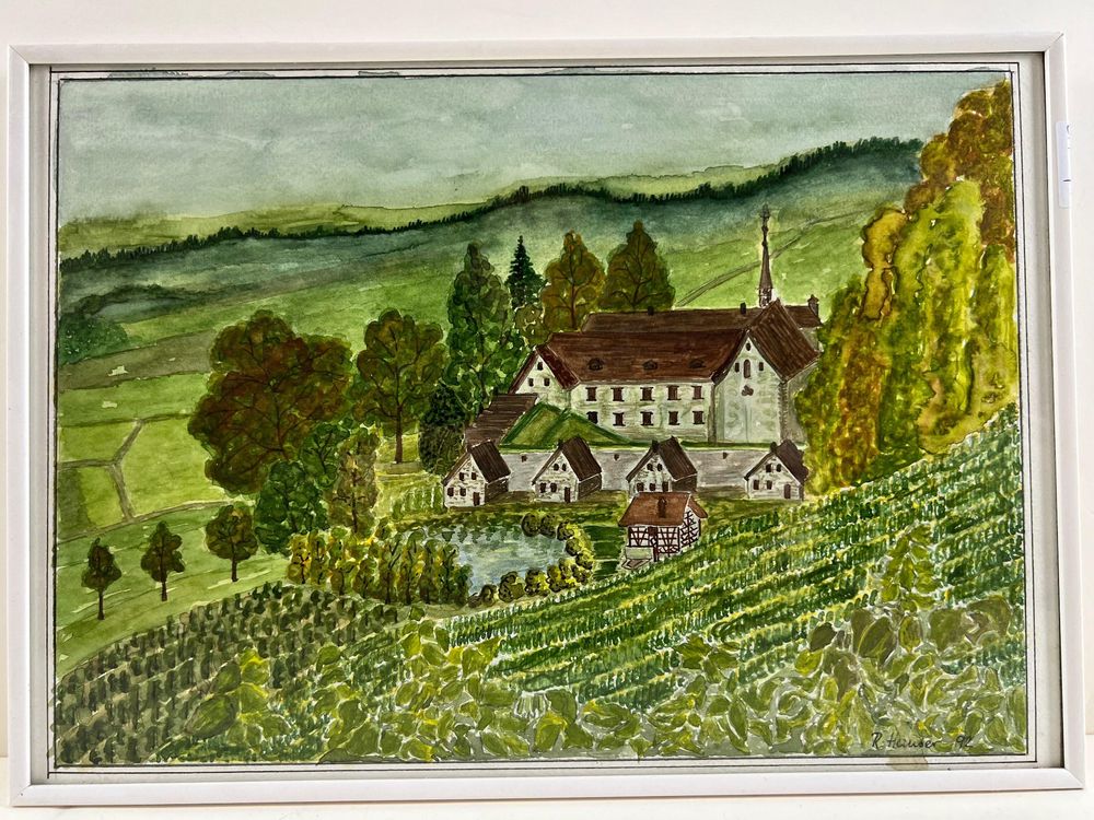 Landschaft Aquarell Handsigniert. | Kaufen auf Ricardo