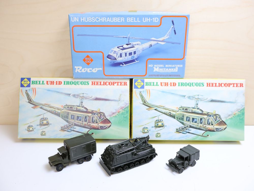 ROCO Minitanks Armee Helikopter & Fahrzeuge Rarität H0 1:87 (Gebraucht ...