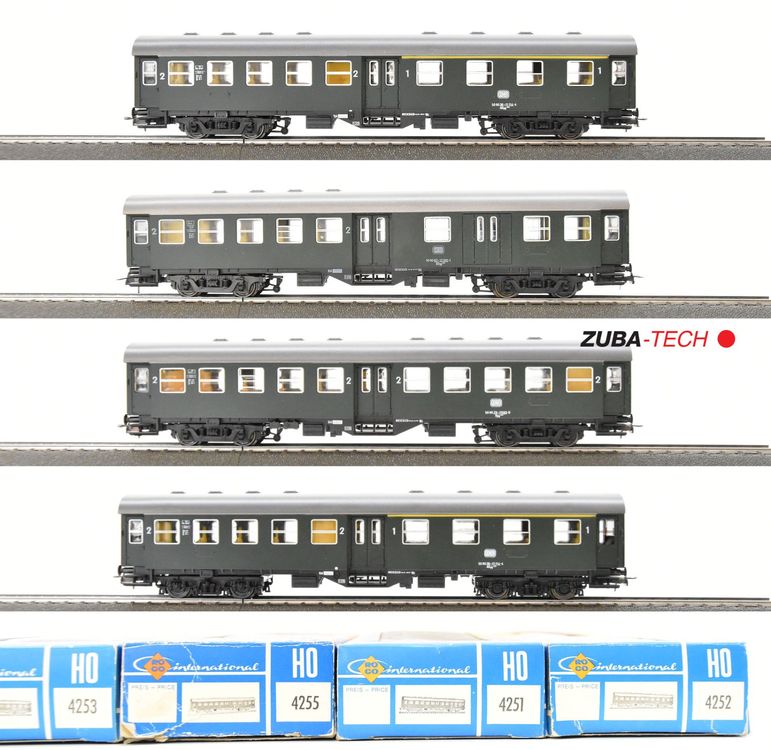Roco 4x Vierachsige Umbauwagen der DB H0 GS mit OVP | Kaufen auf Ricardo