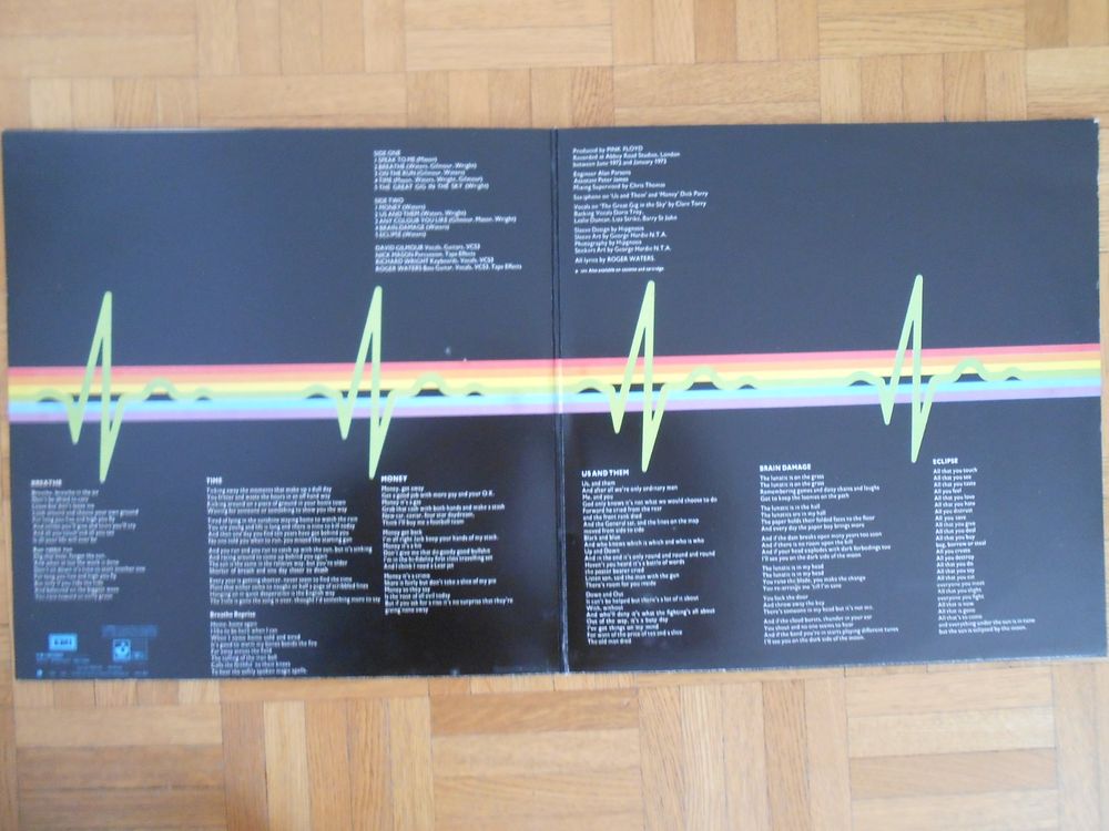 Pink Floyd 1973 Dark side of the moon (LP + posters) | Kaufen auf Ricardo