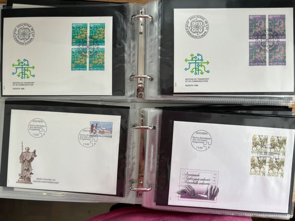 2 Album mit 80 FDC/Sonderbriefe aus den 80er Jahren (Gebraucht) in Murgenthal für CHF 10 – mit ...