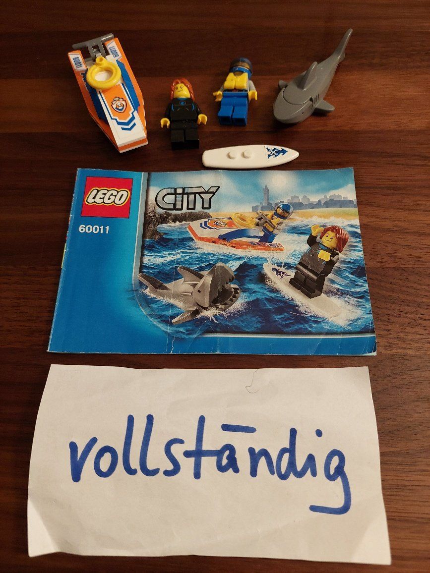 Lego Küstenwache 60011 Rettung eines Surfers vor dem Hai (Gebraucht) in ...