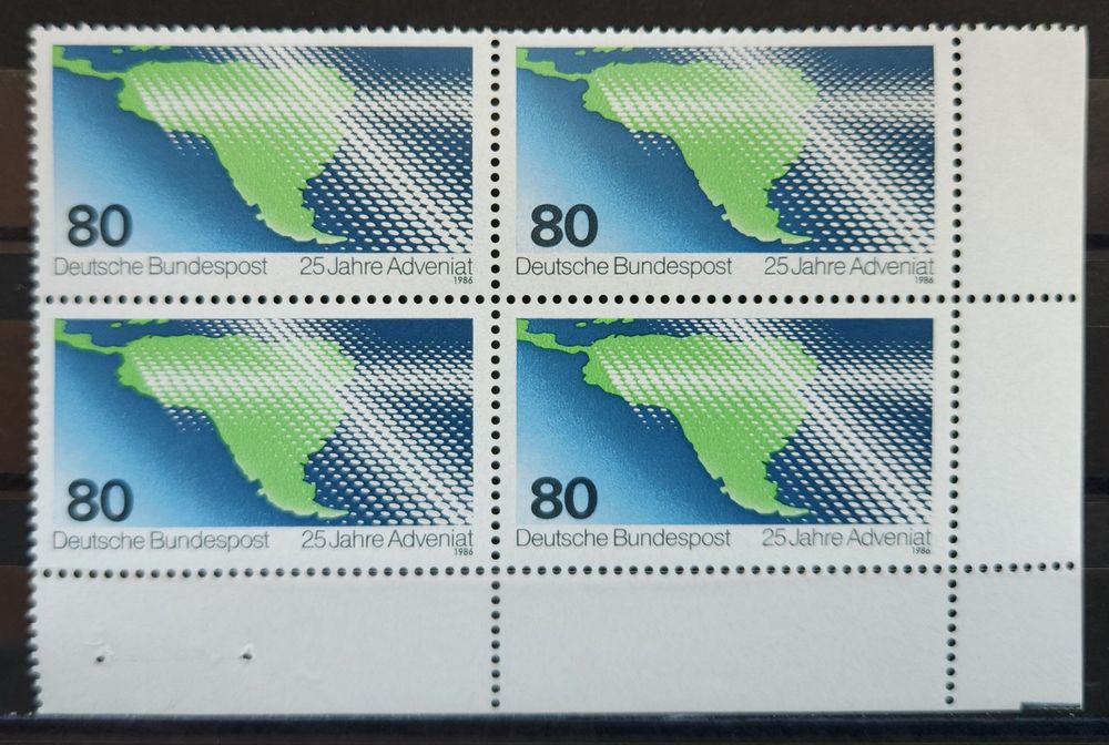 Deutschland-Mi 1302 ** Viererblock (23) (Neu und originalverpackt) in Hittnau für CHF 1 – mit ...