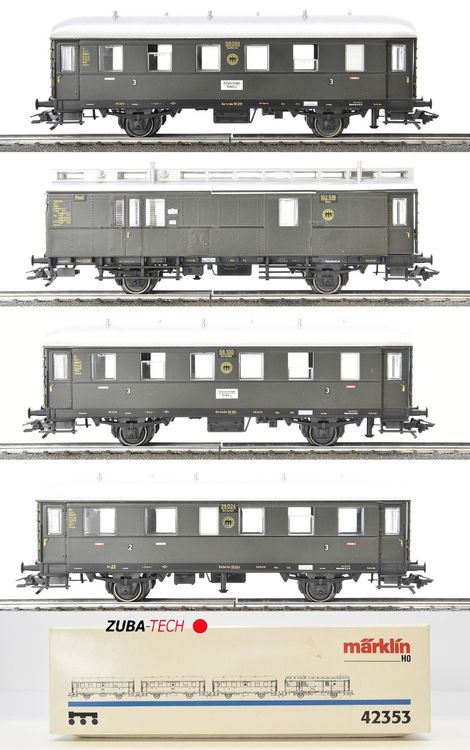 Märklin Wagen-Set 42353 Personenwagen-Set 4-tlg H0 WS OVP (Gebraucht ...