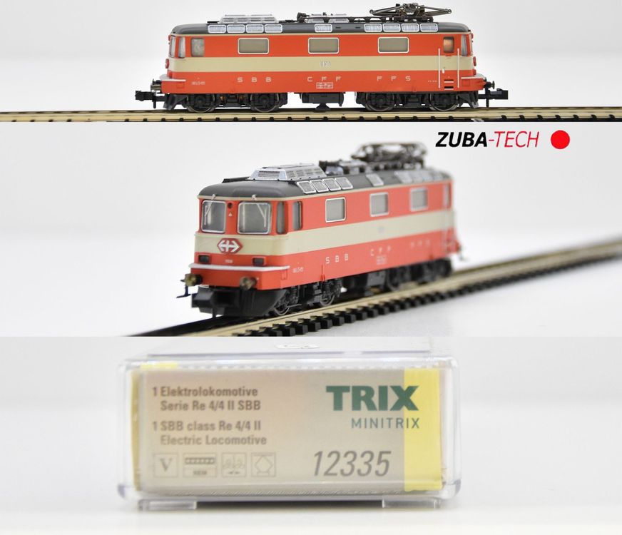 Minitrix 12335 E-Lok Re 4/4 II SBB Swiss Express Spur N OVP (Gebraucht ...