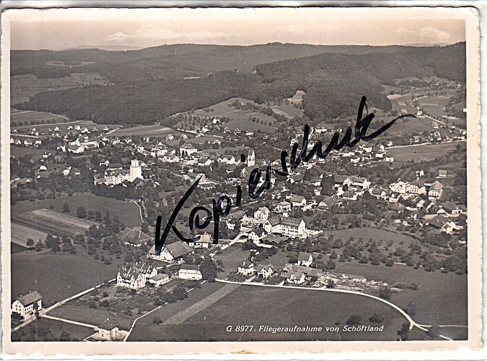 Schöftland aus der Luft um 1940 von Alpar, Bern, (Gebraucht) in ...