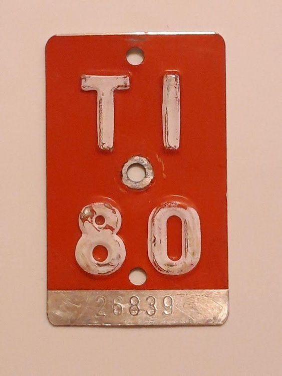 Targa TI - anno 1980 (Gebraucht) in für CHF 3 – mit Lieferung auf ...