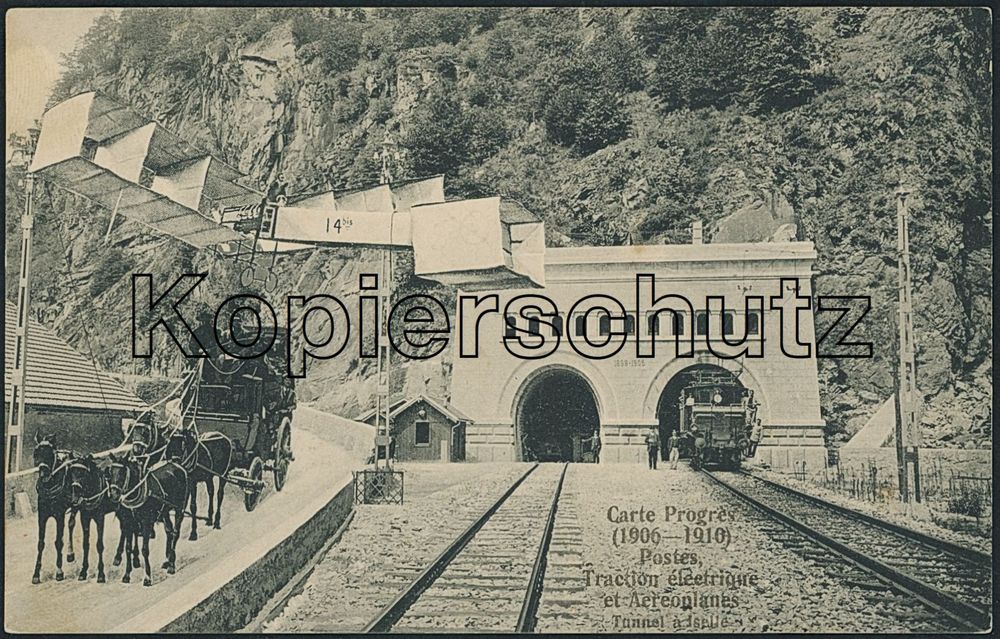 I VB Iselle - Simplon - Bahn - Postkutsche - Flugzeug (Neu (gemäss Beschreibung)) in ...