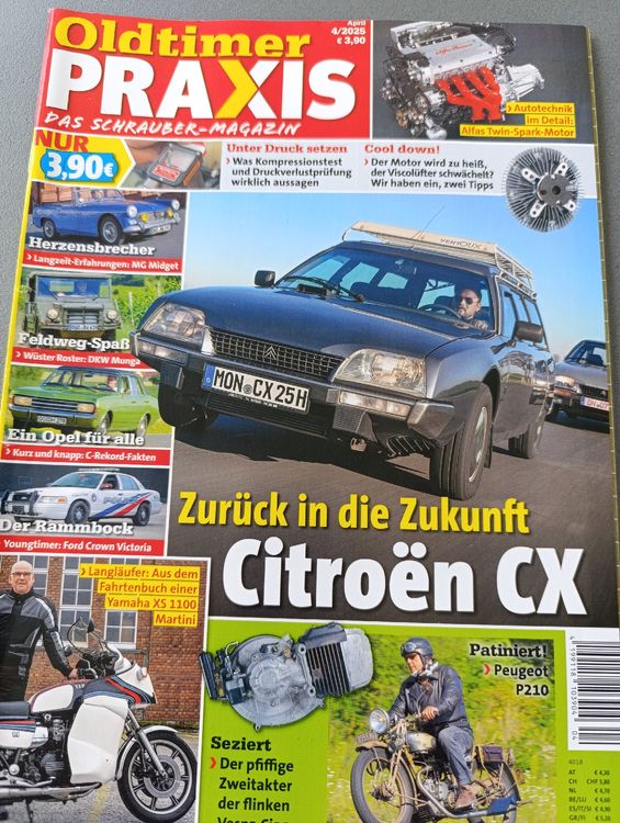 Oldtimer Praxis Magazin 4/2025: Citroën CX & Yamaha XS (Gebraucht) in ...