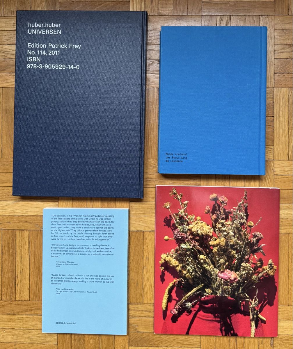 4x CONTEMPORARY ART BOOKS HUBER HUBER YI CHARRIERE CASCIO (Neu (gemäss ...