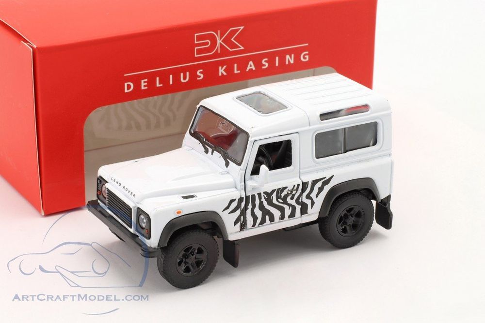 Land Rover Defender 90 weiss / schwarz Set mit Buch Landy (Neu und ...