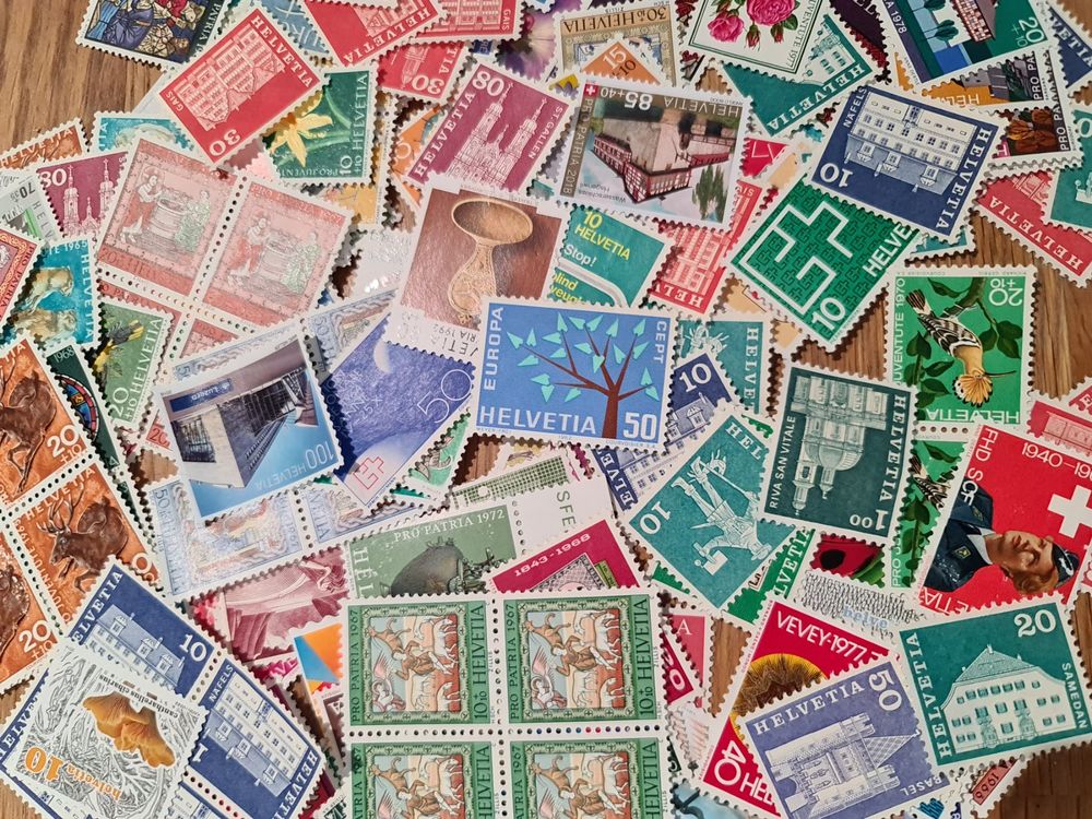 Lot Schweiz Frankatur ungestempelt ( ohne Gummi) (Gebraucht) in Oberdiessbach für CHF 21 – mit ...