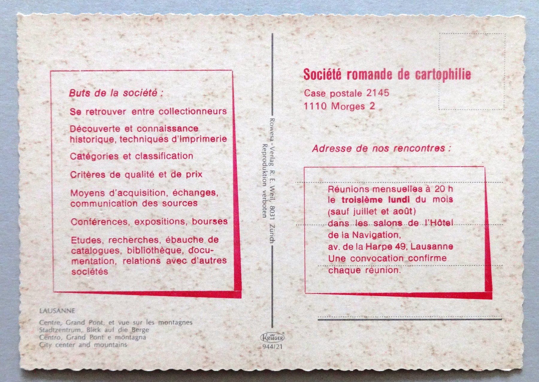 Lausanne (D'occasion) à Fétigny pour CHF 1 – avec livraison | Acheter ...