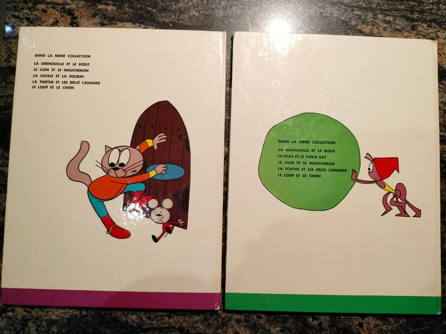 Fables de La Fontaine 2 livres joliment illustrés Dargaud (D'occasion ...