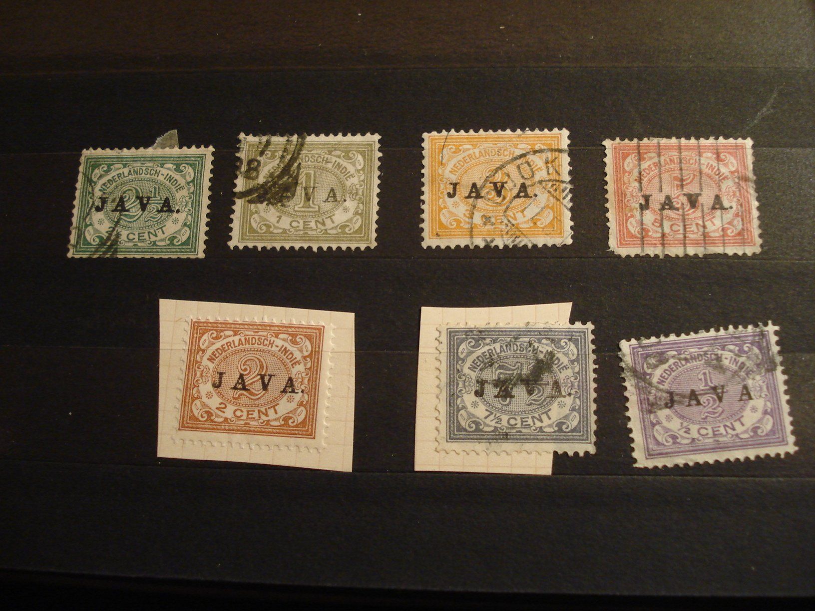 Satz Nederlaandsch-Indie, Überdruck JAVA */o (Gebraucht) in Niederwil ...