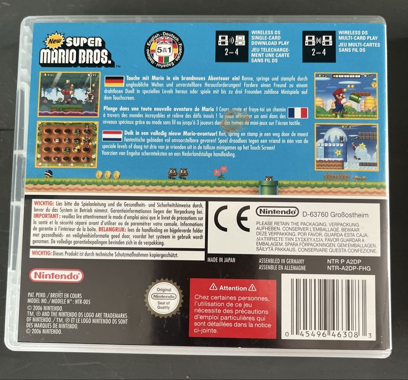 Nintendo DS Spiele / New Super Mario Bros / Mario 64 (Gebraucht) in ...