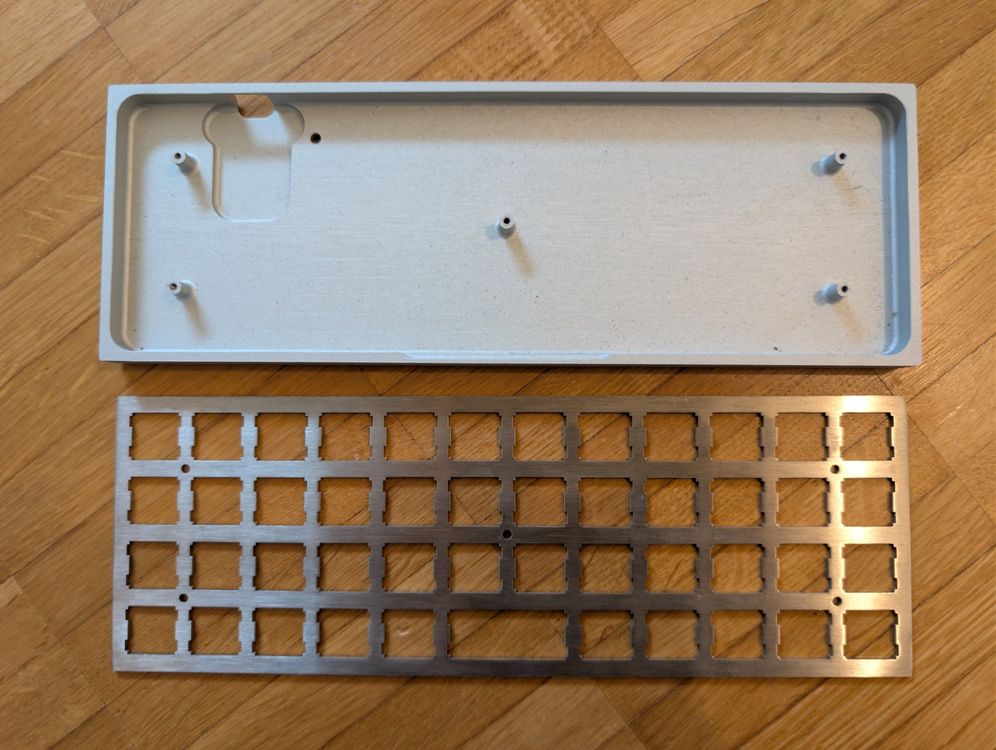 OLKB Planck Aluminum Case & Plate - Silver (No PCB) (Gebraucht) in ...
