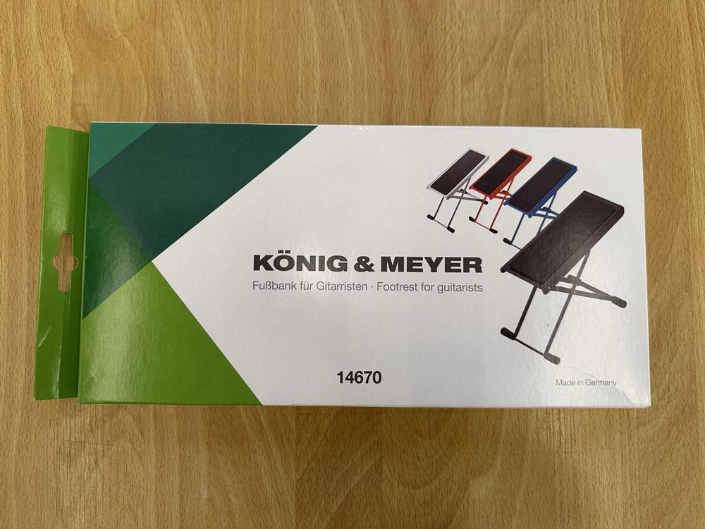 König & Meyer Fussbank für Gitarre, neu vb wertig & robust (Gebraucht ...