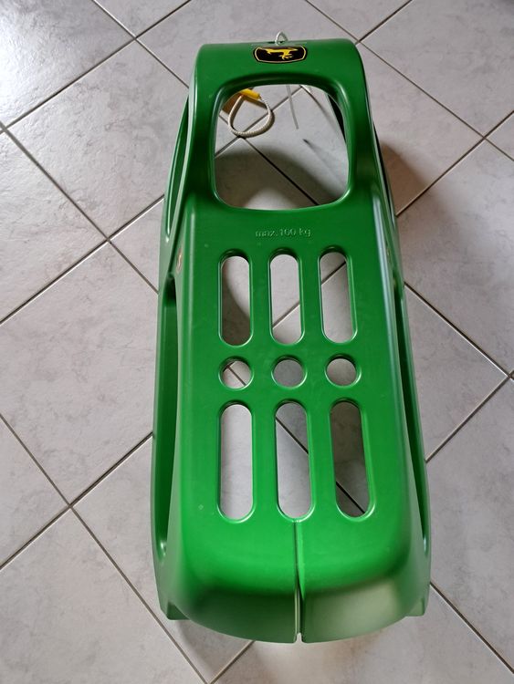 Schlitten, John Deere Bob, grün, super Zustand! (Neu (gemäss ...