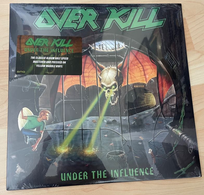 Overkill – Under The Influence Yellow Marble Vinyl (Gebraucht) in ...