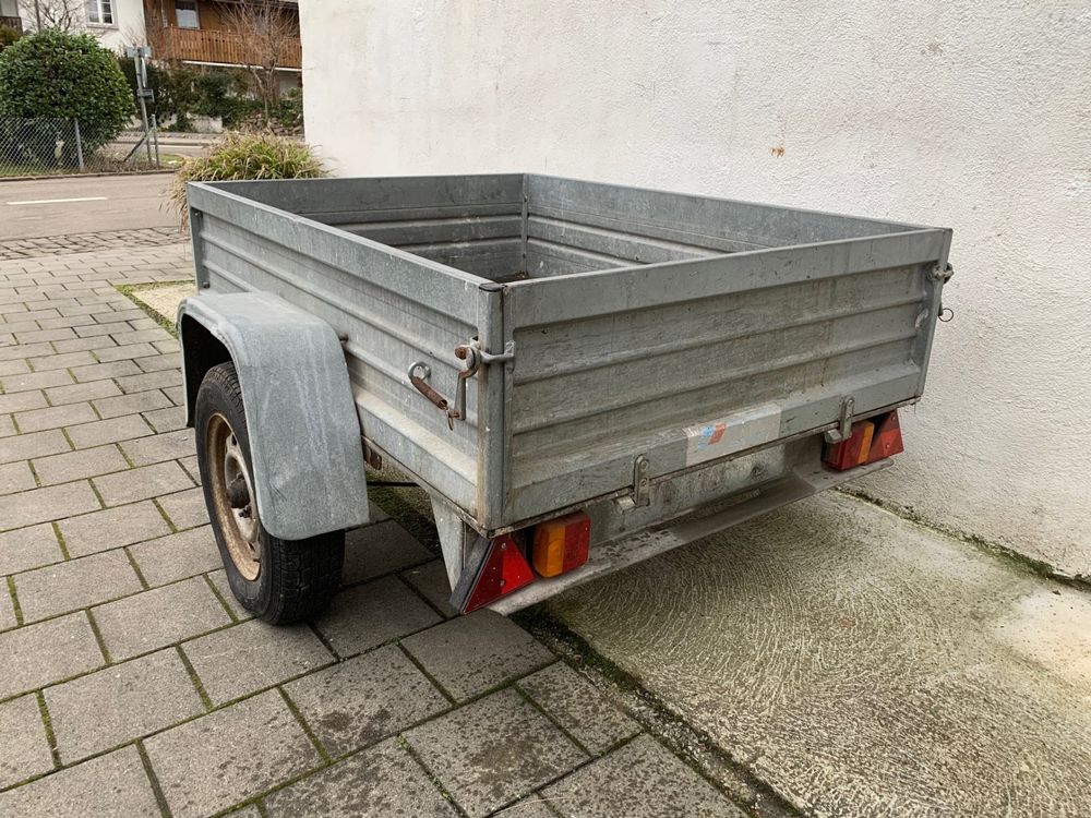 Anhänger mit Kugelkupplung 420 Kilo Nutzlast mit Ausweis (Gebraucht) in Wallisellen für CHF 245 ...