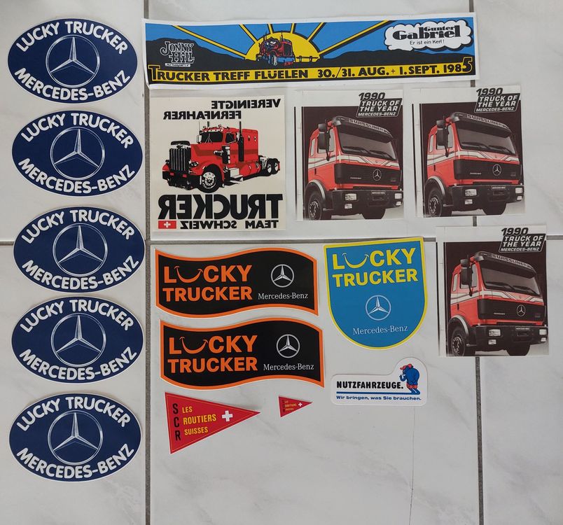 Sticker Aufkleber Trucker Mercedes Motorsport autocollants (Gebraucht ...