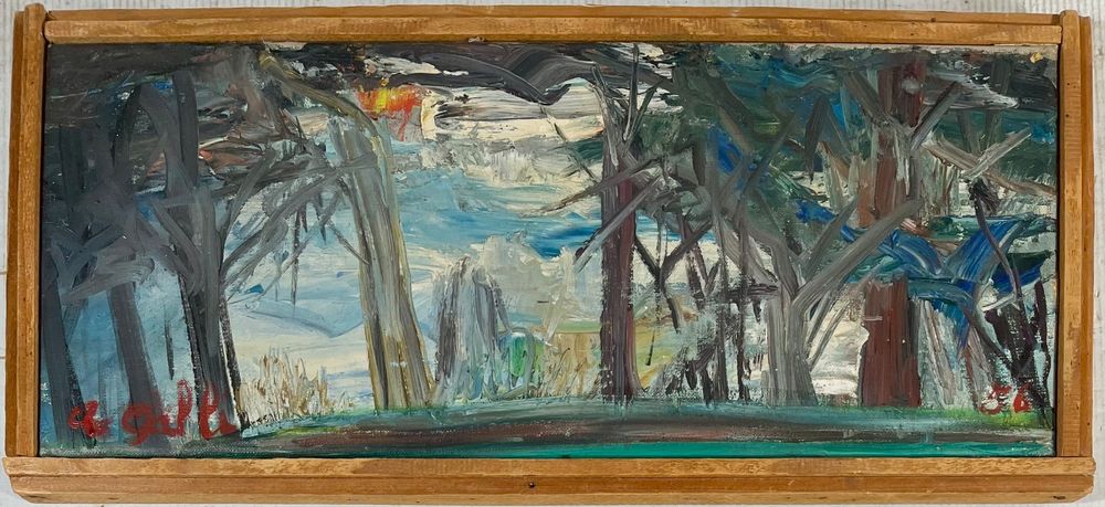 Aldo Galli (1906-1981) Wald Szene Gemälde | Kaufen auf Ricardo