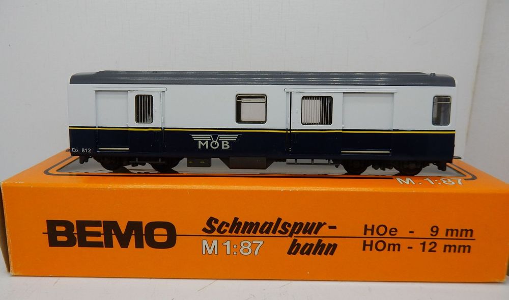 HOm - Bemo MOB "Goldenpass Express" fourgon à bagages (OVP) (Gebraucht ...