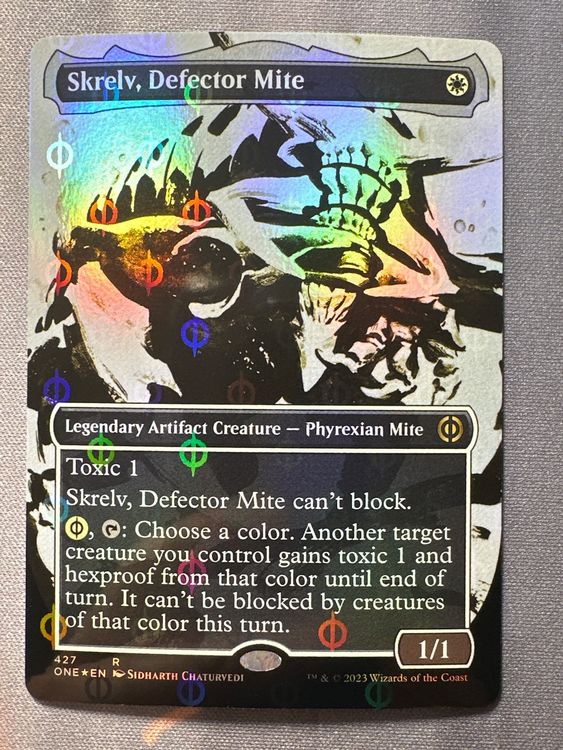 Skrelv, Defector Mite COMPLEAT FOIL Variant 427 Phyrexia ONE | Kaufen ...