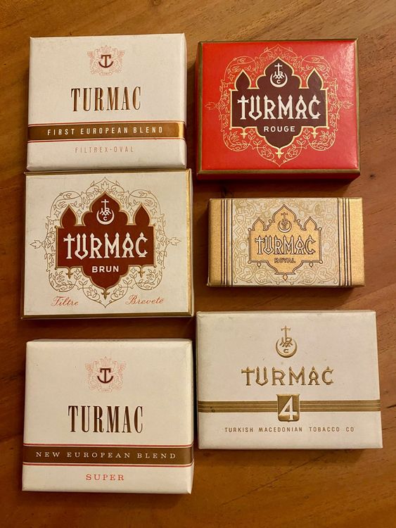 6 alte Zigarettenschachteln TURMAC (Gebraucht) in Zuzwil für CHF 56 ...