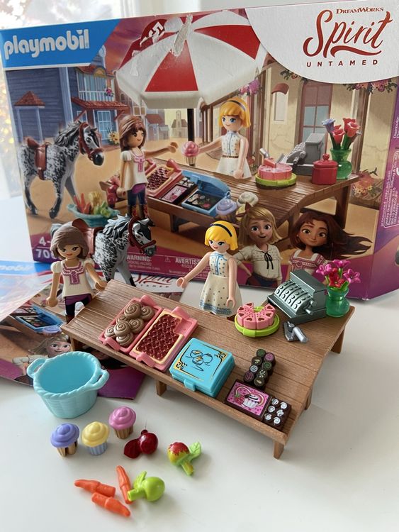 Playmobil 70696 - Miradero Süssigkeitenstand Spirit (Gebraucht) in ...