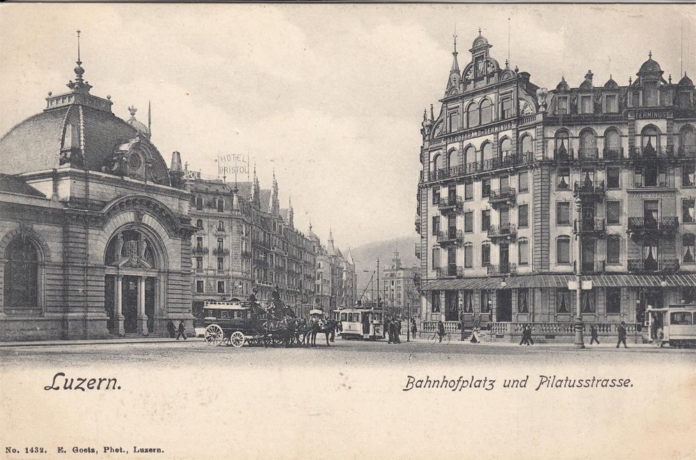 LUZERN PILATUSPLATZ BAHNHOF TRAMS (Antik) in für CHF 8.8 – mit ...