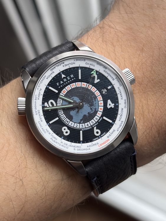 Farer Roche II World Time Automatic Watch (Neu (gemäss Beschreibung ...