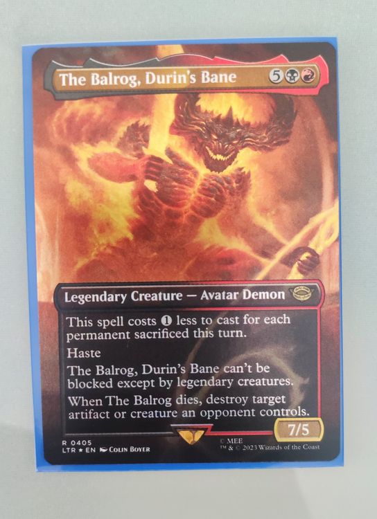 MTG-Lord of the Rings_The Balrog, Durin's Bane - R0405 FOIL (Neu ...