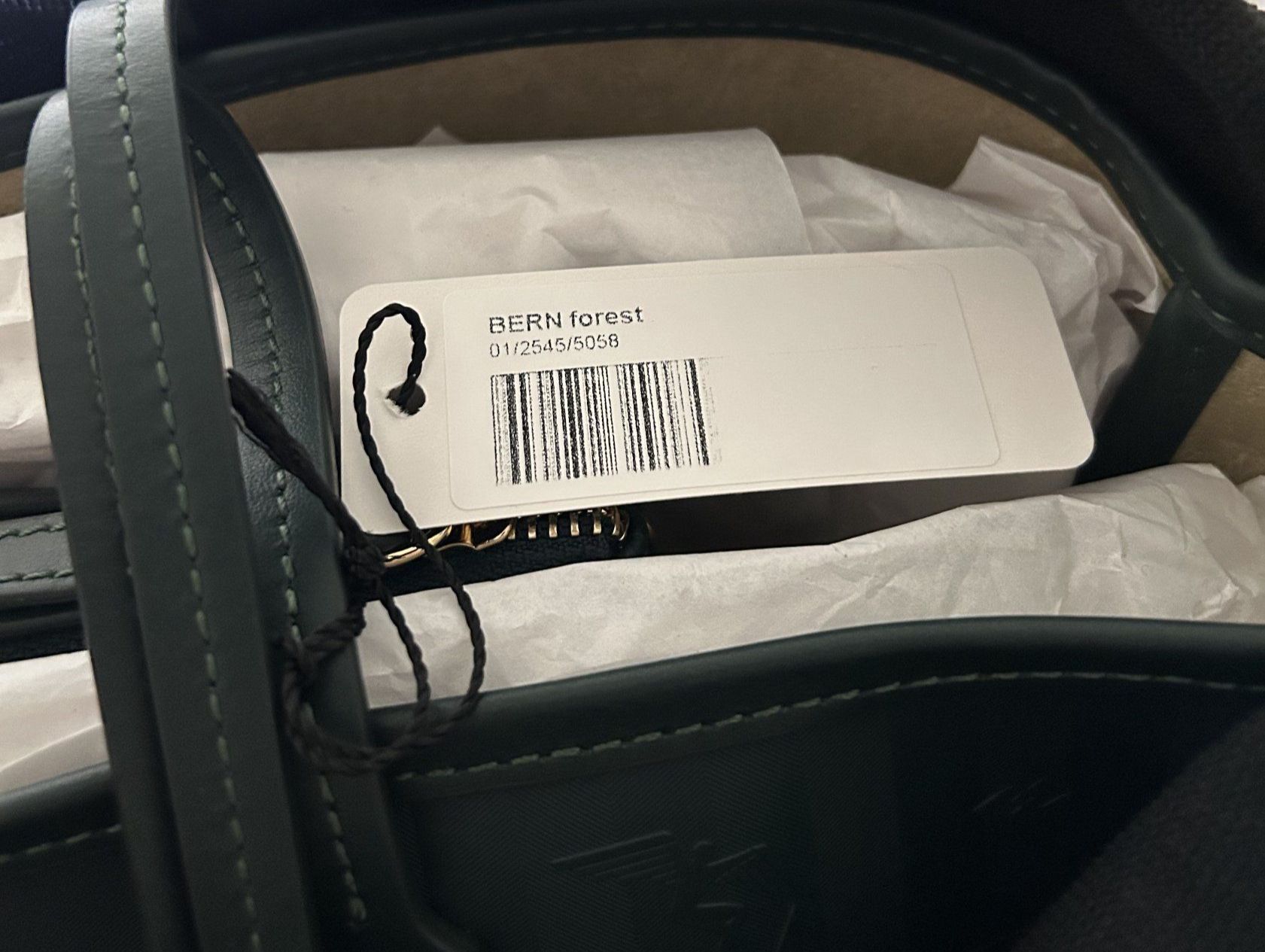 Maison Mollerus Shopper BERN - Farbe: Forest grün/gold (Neu und ...