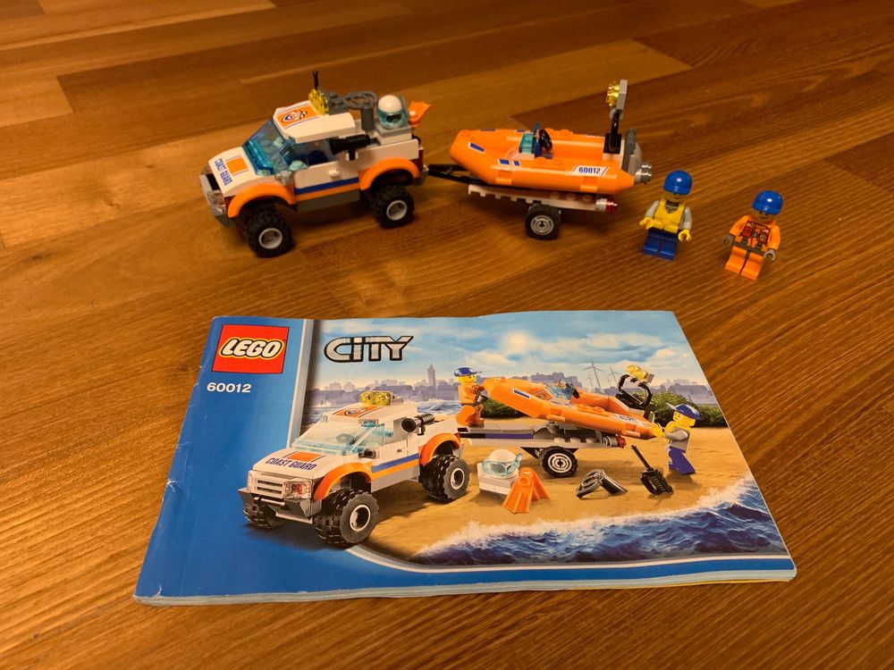 LEGO City Nr. 60012 Küstenwachenfahrzeug mit Schlauchboot (Gebraucht ...