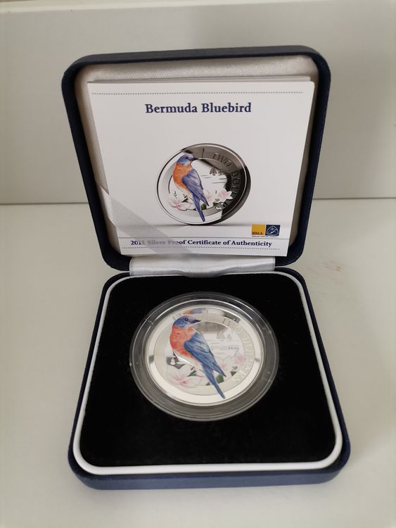 Pièce Bermuda Bluebird argent 2011 neuve 1000 pièces (D'occasion) à ...