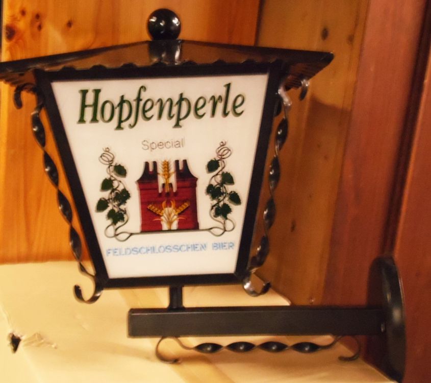 Brauerei Feldschlösschen Hopfenperle Special Gartenlampe | Kaufen auf ...