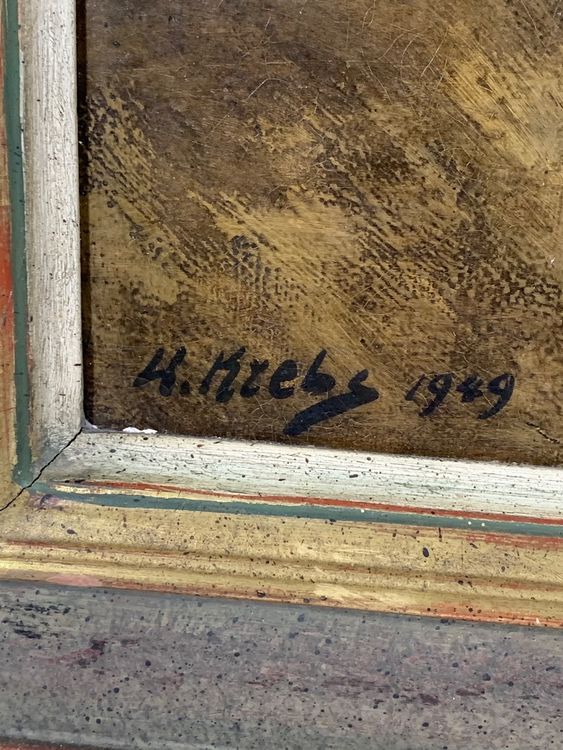 Walter Krebs (1900-1965) Gemälde mit speziellem Motiv | Kaufen auf Ricardo