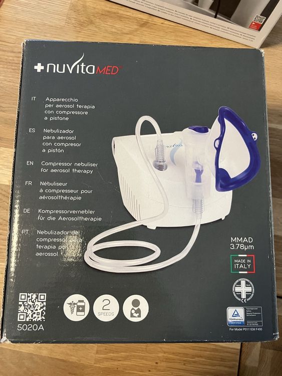 Inhalator NuvitaMED für Aerosoltherapie 2 Geschwindigkeiten | Kaufen ...