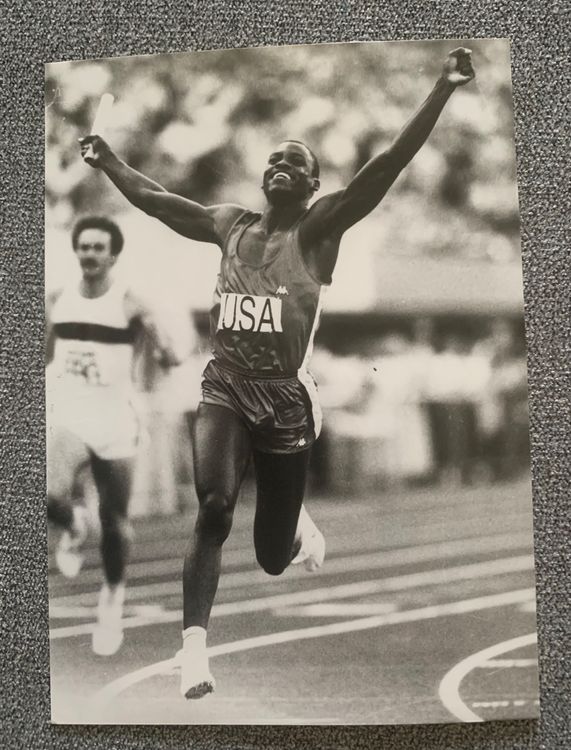 Foto Carl Lewis 1983 in Helsinki. | Kaufen auf Ricardo
