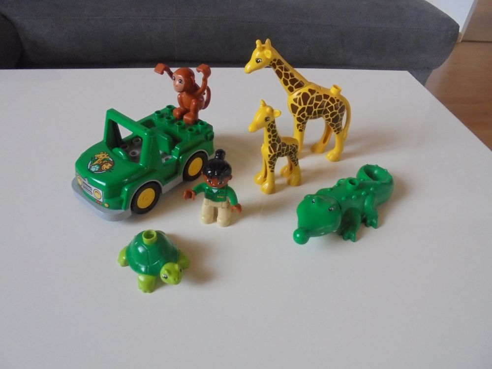 LEGO - DUPLO - ZOO - TIERE - MIT - BETREUERIN-UND - FAHRZEUG (Gebraucht) in Gelterkinden für CHF ...