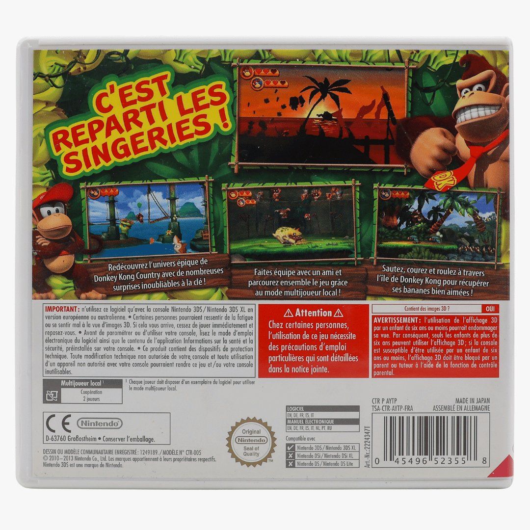 Donkey Kong Country Returns 3D - 3DS (Gebraucht) in Paudex für CHF 11.9 ...