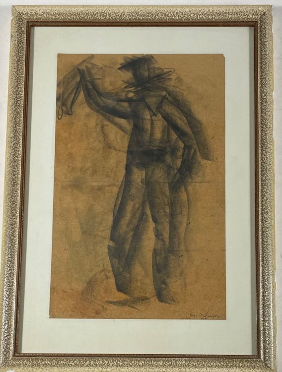 Interessante Kohle Zeichnung unleserlich Signiert (Gebraucht) in Root für CHF 10 – mit Lieferung ...