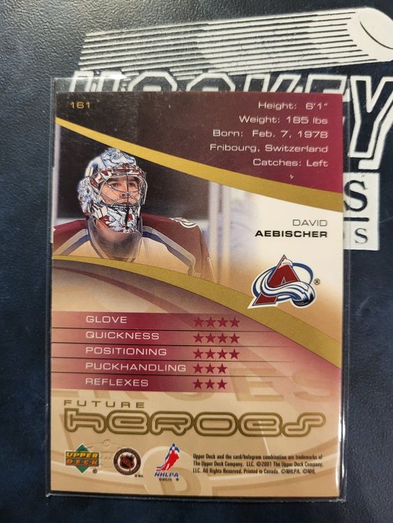 NHL David Aebischer Colorado Avalanche (Gebraucht) in Treiten für CHF 2 ...